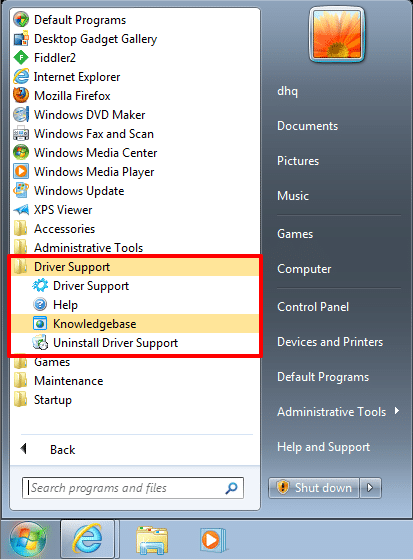 Uninstall Driver Support (Securely) Uninstall Driver Support (Securely)