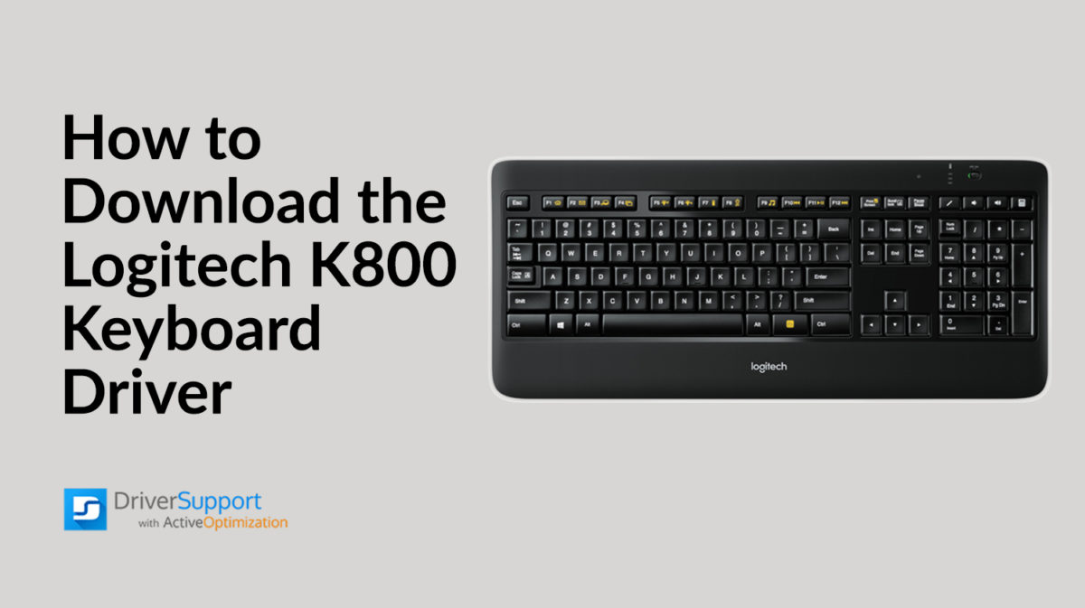 Download The Logitech K800 Keyboard Driver